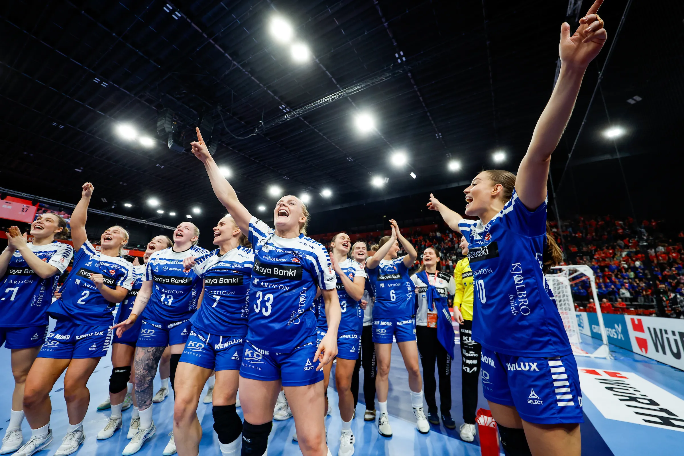 Faroese fairytale written in Basel with point on EHF EURO debut