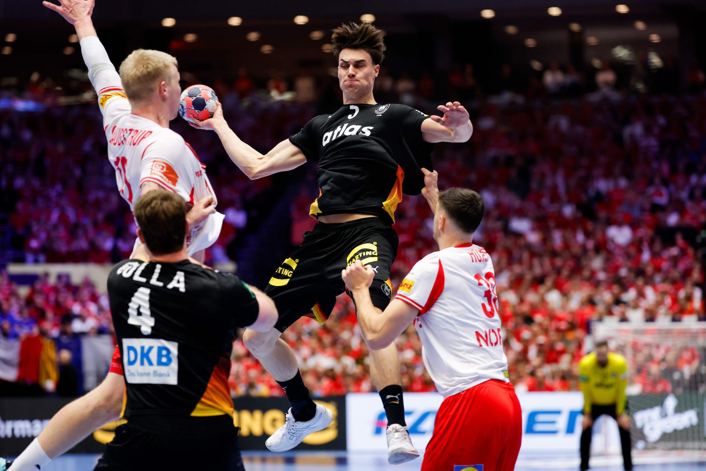 Denmark secure EHF EURO semi-finals after high-octane clash vs Germany