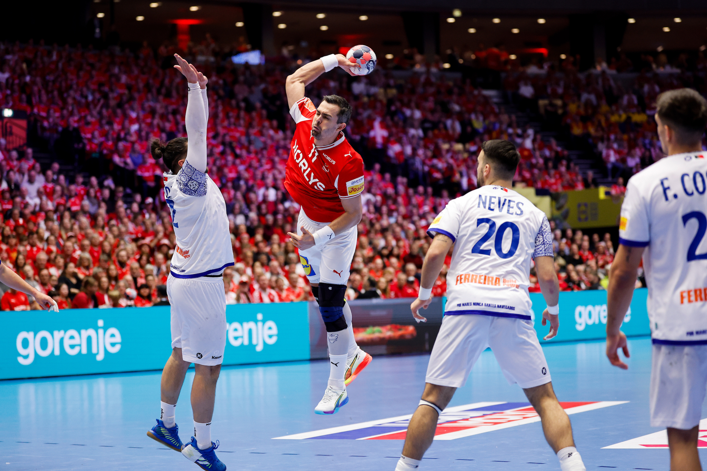 Portugal shock Denmark to take top spot in Men's EHF EURO 2026 group B