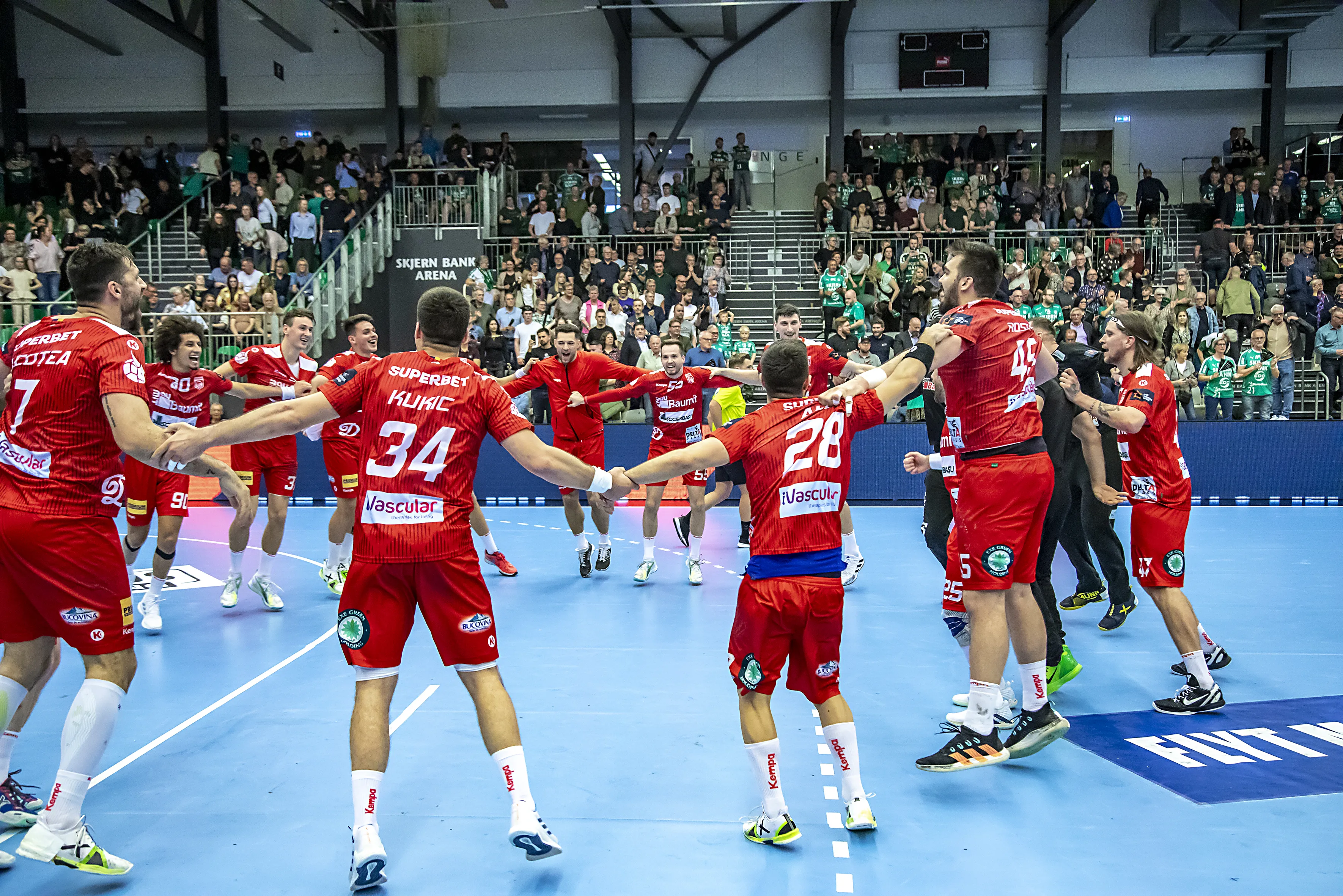 Dinamo cruise past Skjern and secure historic place in the EHF Finals