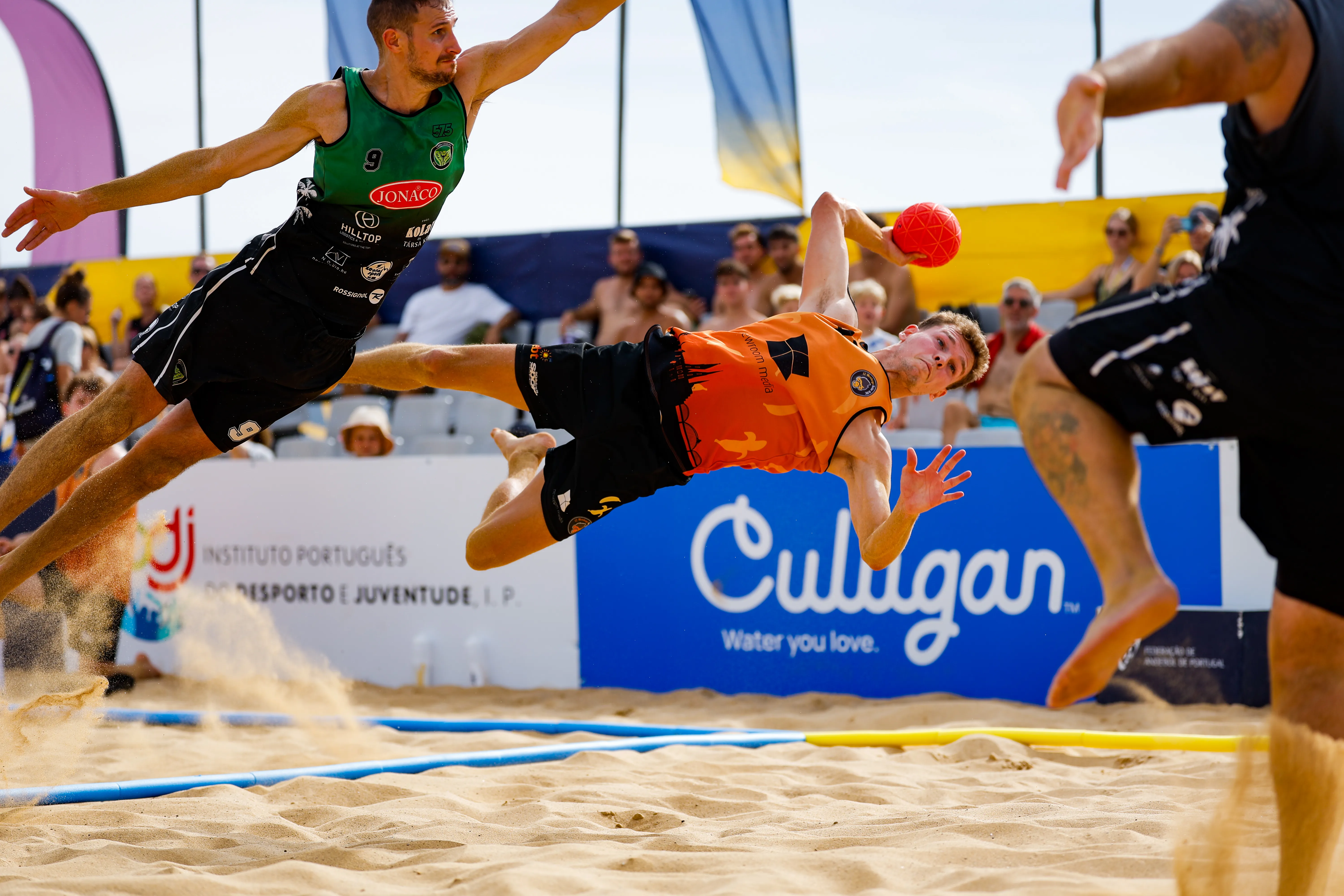 Beach handball battle gets underway at the Champions Cup 2025