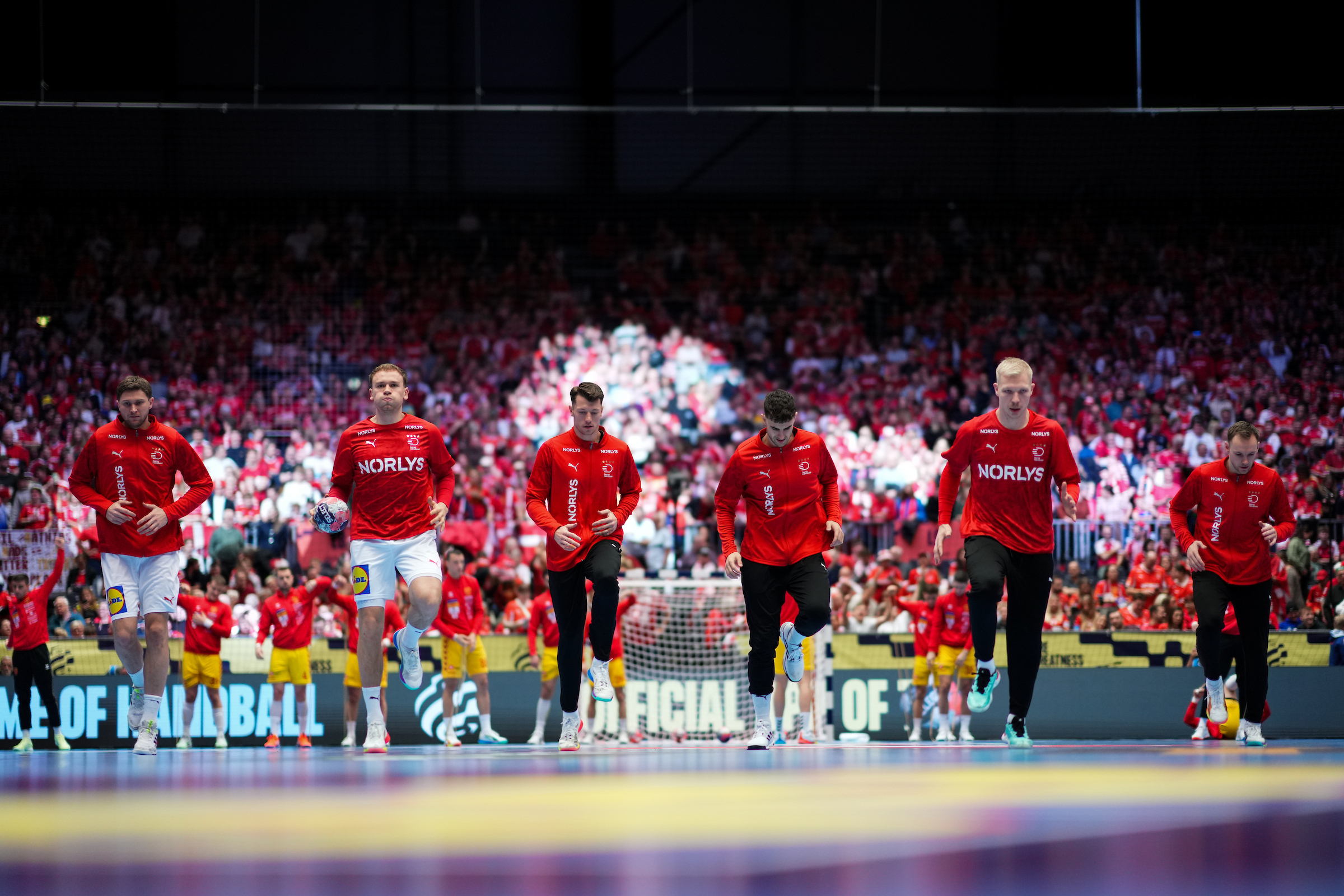 Denmark delight home fans with Men's EHF EURO 2026 win vs Macedonians